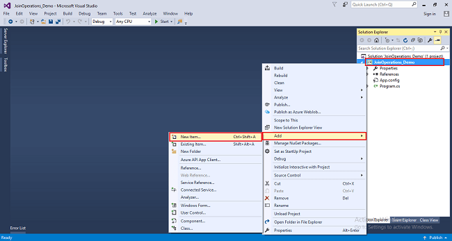 How To Use Join Operations With Database Using Linq
