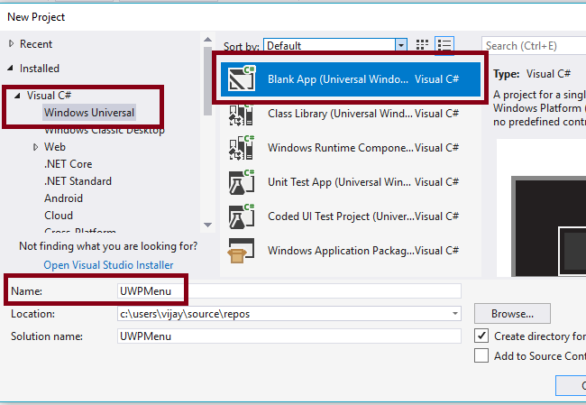 How To Use Menu Control In Uwp
