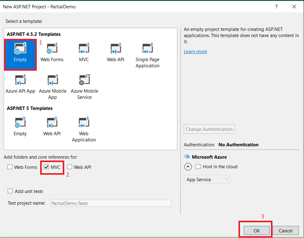Partial View In MVC With Kendo UI TabStrip