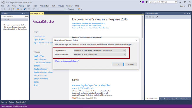 How To Use Progressring Control In Universal Application Development With Xaml And C