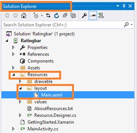 How To Use RatingBar In Xamarin Android App Using Visual Studio 2015