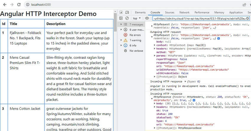 HTTP Interceptors in Angular