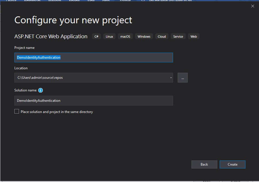 Identity-Based Authentication In .NET Core 3.0 Using In-Memory Database