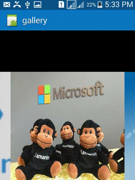 Image Gallery View In Xamarin Android App Using Visual Studio 2015