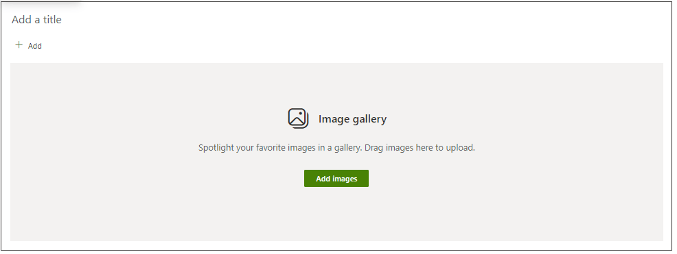 Image Gallery Web Part in SharePoint Online