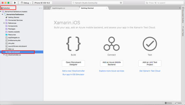 Image Tap Gesture Recognizer In Xamarin iOS
