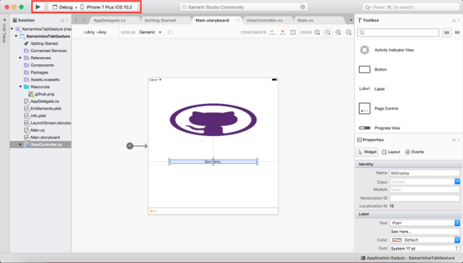 Image Tap Gesture Recognizer In Xamarin iOS Image Tap Gesture Recognizer In Xamarin iOS
