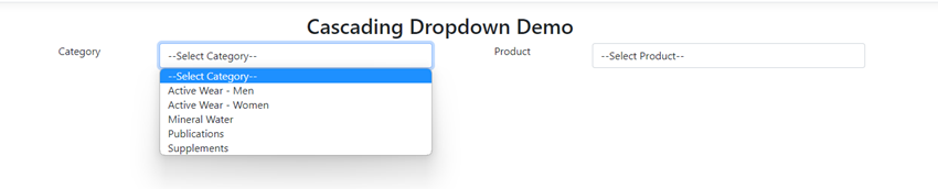 Implement Cascading Dropdown In ASP.NET Core MVC Application Using ...