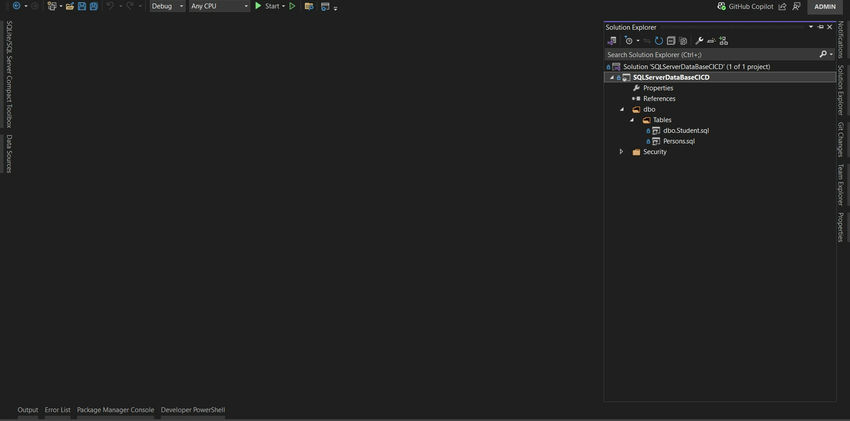 Implement CI/CD for SQL Server with Visual Studio and Azure DevOps