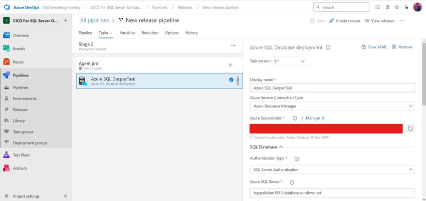 Implement CI/CD for SQL Server with Visual Studio and Azure DevOps