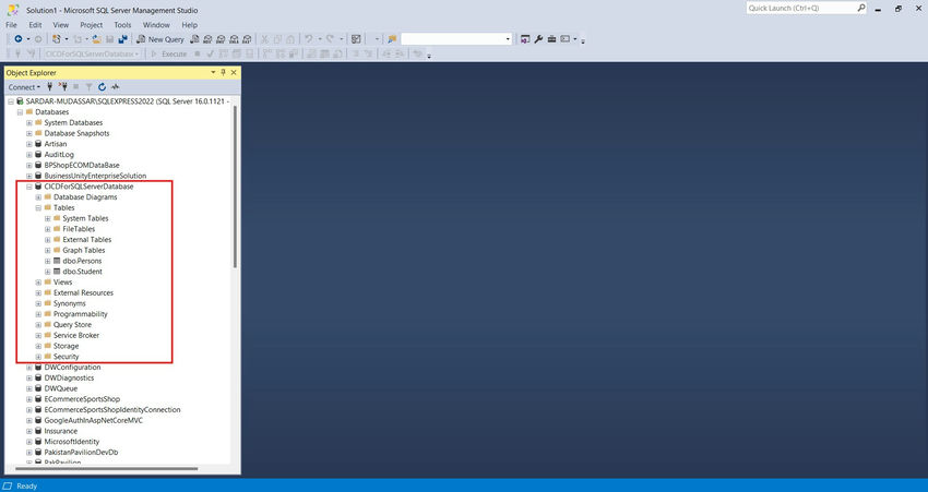 Implement CI/CD for SQL Server with Visual Studio and Azure DevOps