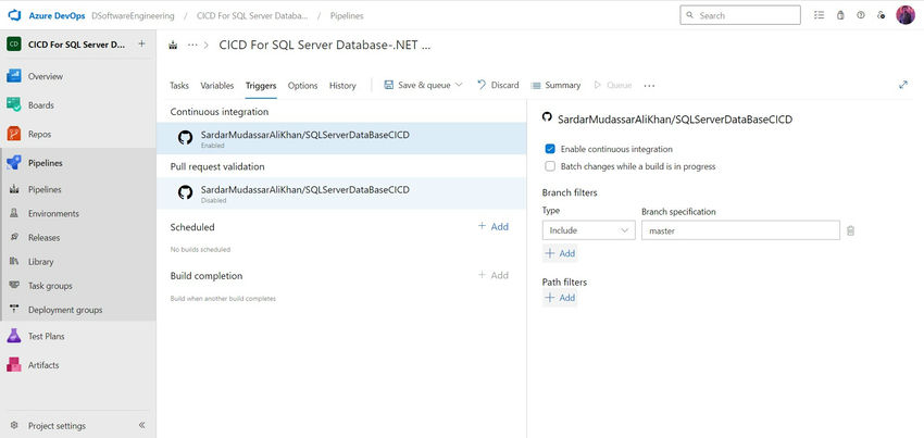Implement CI/CD for SQL Server with Visual Studio and Azure DevOps