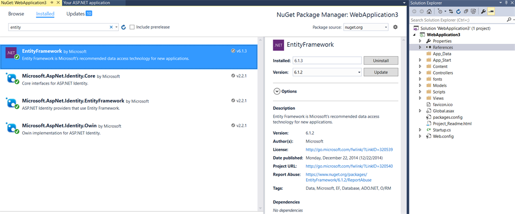 Implement Database First Approach With Entity Framework 4200