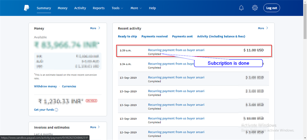 Implement PayPal With Recurring Payment Using Angular 8
