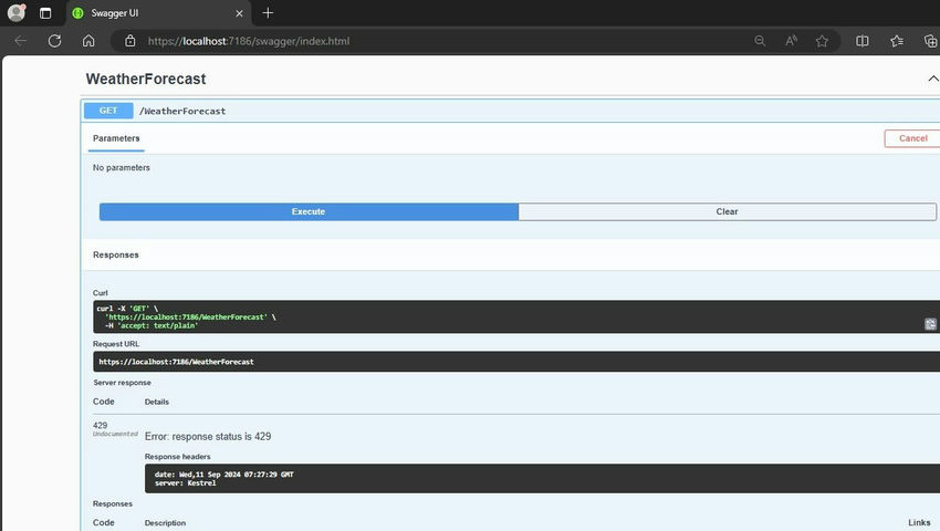 Implement Rate Limiting in REST API in .NET 8
