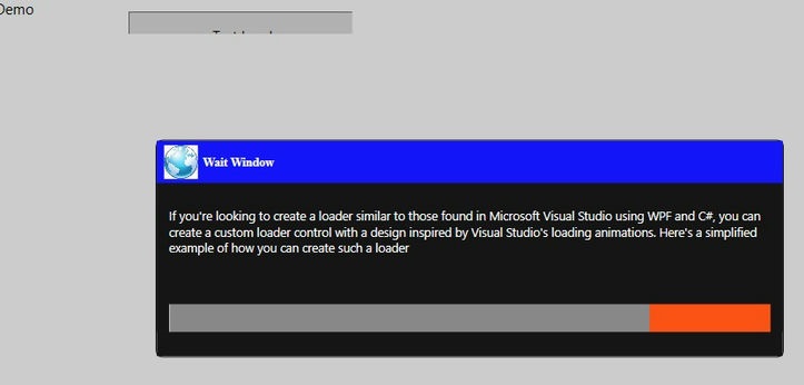 Implementing a Custom Loader in WPF with MVVM Implementing a Custom Loader in WPF with MVVM
