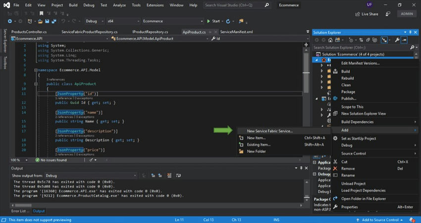 Implementing Actor Model in Azure Service Fabric