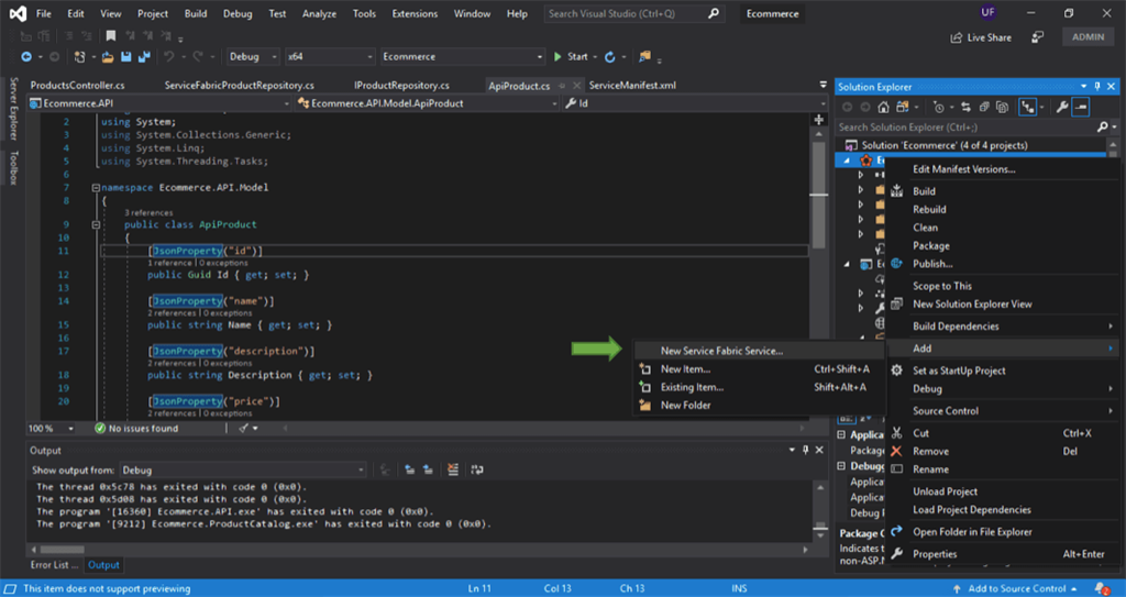 Implementing Actor Model in Azure Service Fabric
