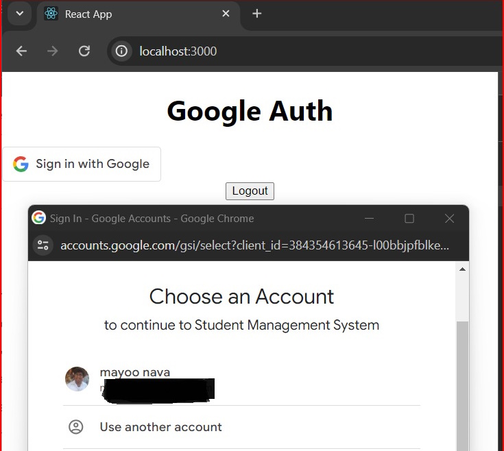 Implementing Google OAuth in React.js
