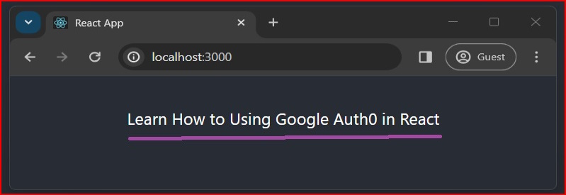 Implementing Google OAuth in React.js
