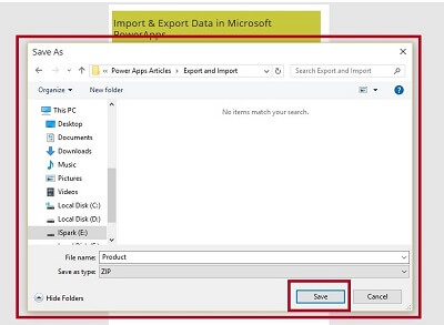 Import And Export Data In Microsoft PowerApps