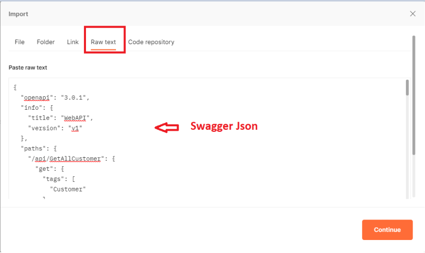 Import Swagger APIs Into Postman Collection