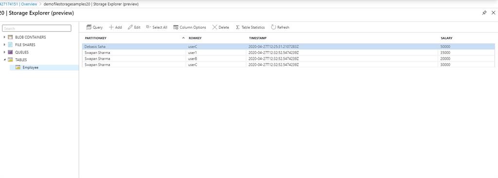 Insert Data Into Azure Table Storage Using Aspnet Core Application 8443