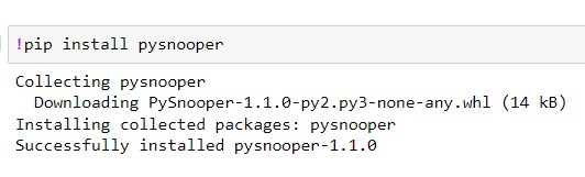 Inspecting PySnooper