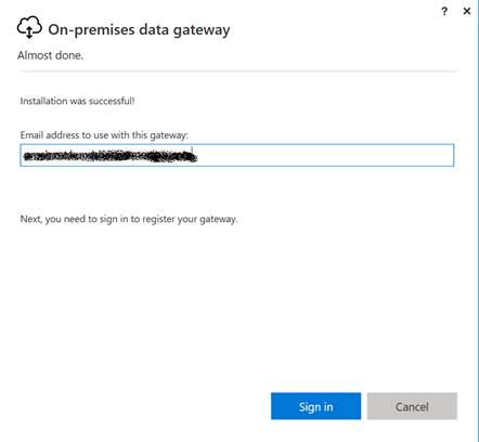 Install And Configure Azure On-Premise Data Gateway