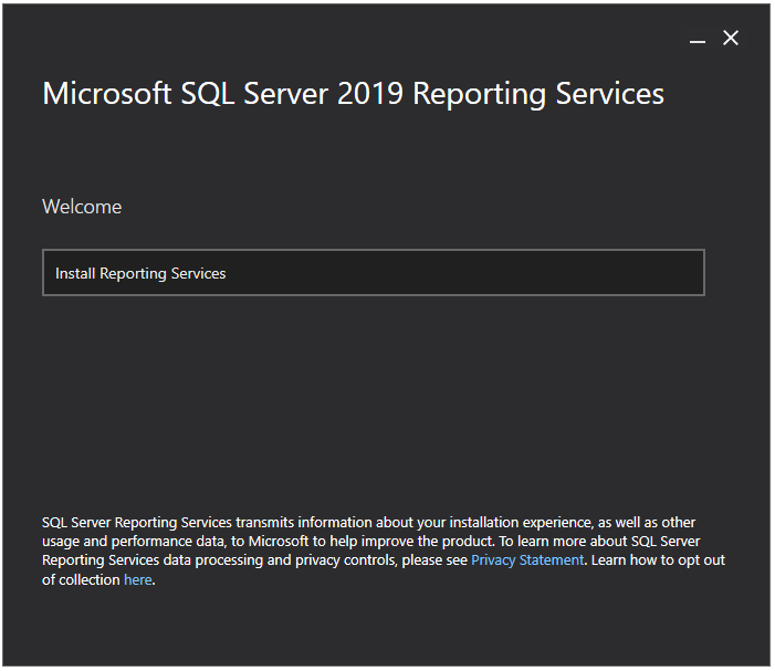 Install And Configure SQL Server Reporting Services (SSRS)