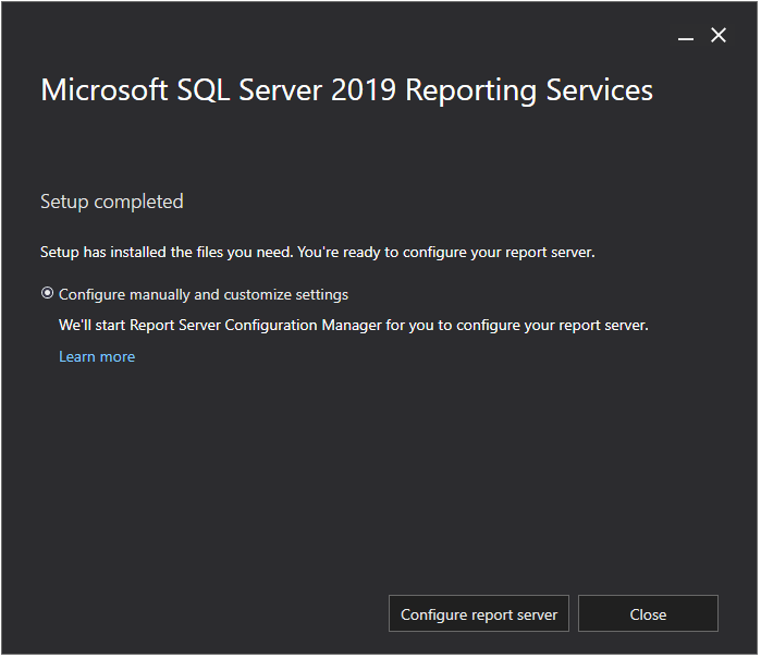 Install And Configure SQL Server Reporting Services (SSRS)