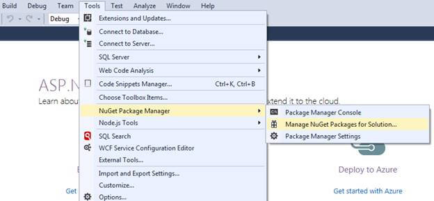 Installation And Un-Installation Of Entity Framework Core In ASP.NET MVC Core