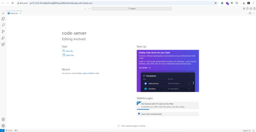 Installing and Running Visual Studio Code on Docker