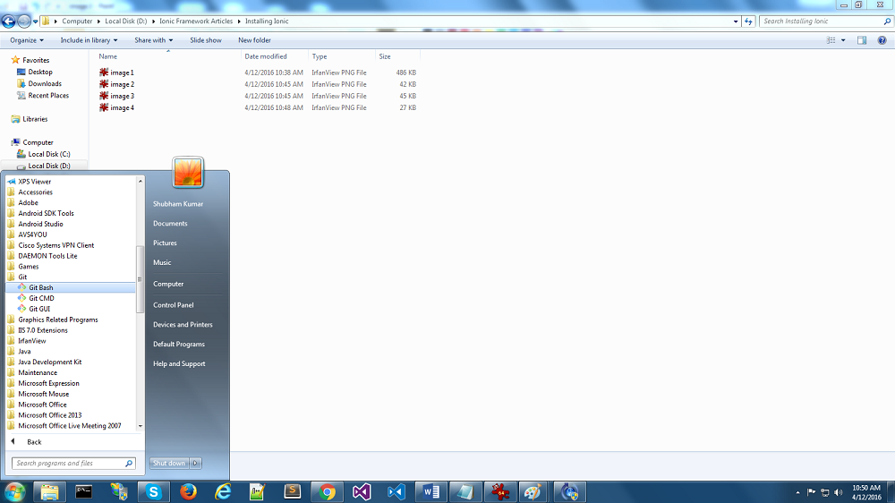 Installing IONIC On Windows