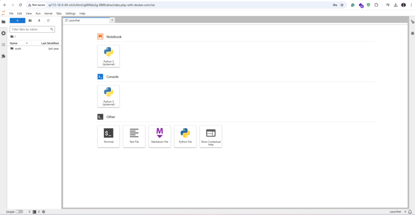 Installing Jupyter Notebook on Docker