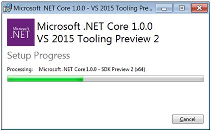 Installing .NET Core RTM