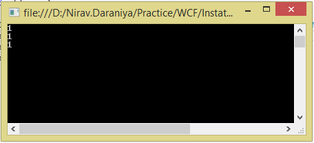Instance Mode In WCF