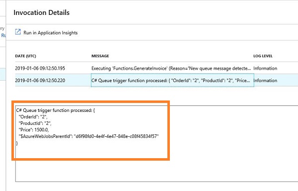 Integrate Azure Queue Storage In Azure Functions