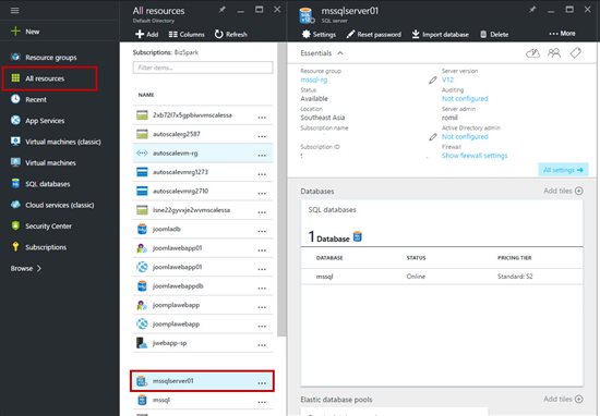 Integrate Azure SQL Database With .NET Website
