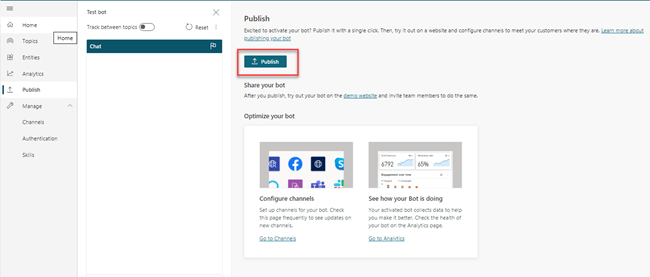Integrate Power Virtual Agents Chat Bot With Power BI Dashboard - Part Six Integrate Power Virtual Agents Chat Bot With Power BI Dashboard - Part Six