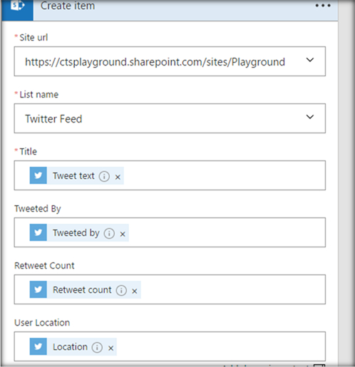Integrate Twitter Feeds With SharePoint List Using Microsoft Flow