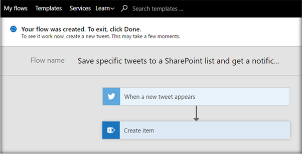 Integrate Twitter Feeds With SharePoint List Using Microsoft Flow