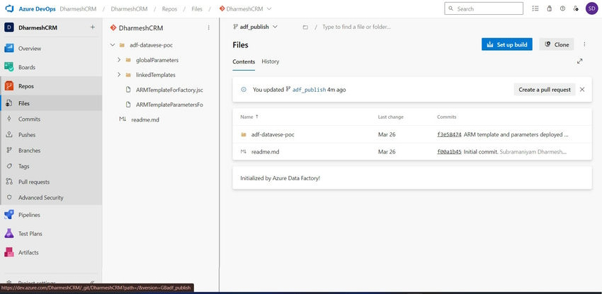 Integrating Azure DevOps Git with Azure Data Factory