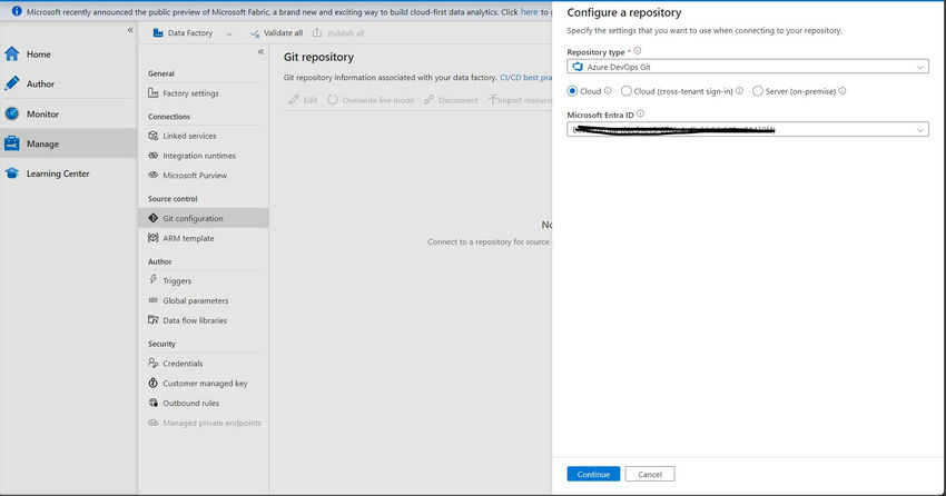 Integrating Azure DevOps Git with Azure Data Factory Integrating Azure DevOps Git with Azure Data Factory