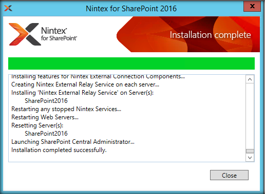 Integrating Nintex Workflow 2016 With Sharepoint Server 2016