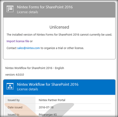 Integrating Nintex Workflow 2016 With Sharepoint Server 2016