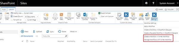 Integrating Nintex Workflow 2016 With Sharepoint Server 2016