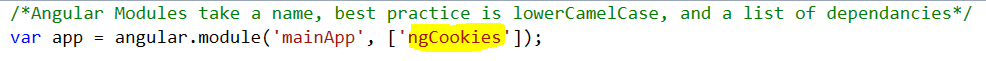 Introduction To AngularJS: Cookies - Day Twenty Three