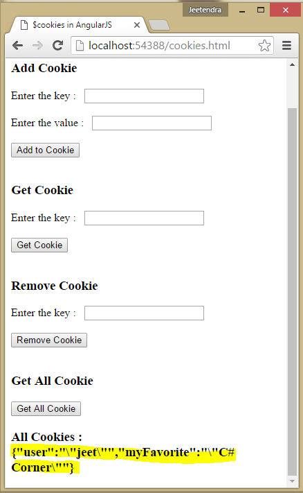 Introduction To AngularJS: Cookies - Day Twenty Three