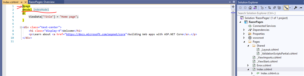 Introduction To ASP.NET Core Razor Pages